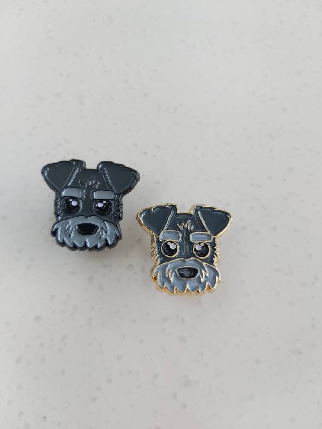 Mini Schnauzer Puppy Dog Enamel Lapel Pin - Etsy