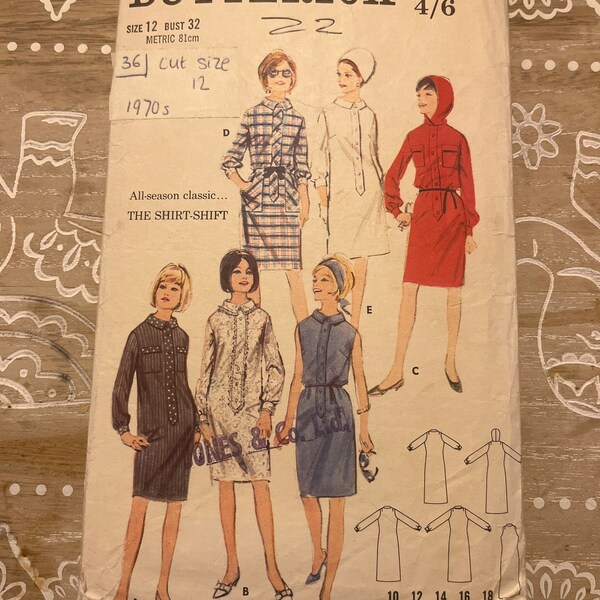 Shift Dress Pattern - Etsy UK