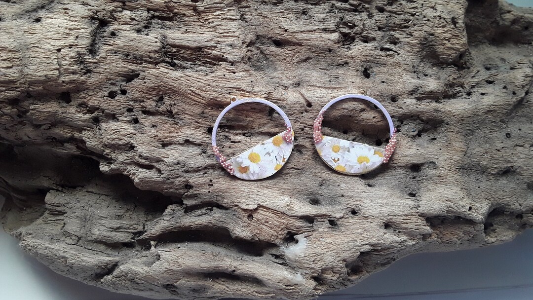 Artisanal Half Circle Flat Charms - Handmade Creation - Etsy