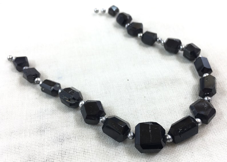 1 Strand Black Tourmaline Beads505 | Etsy
