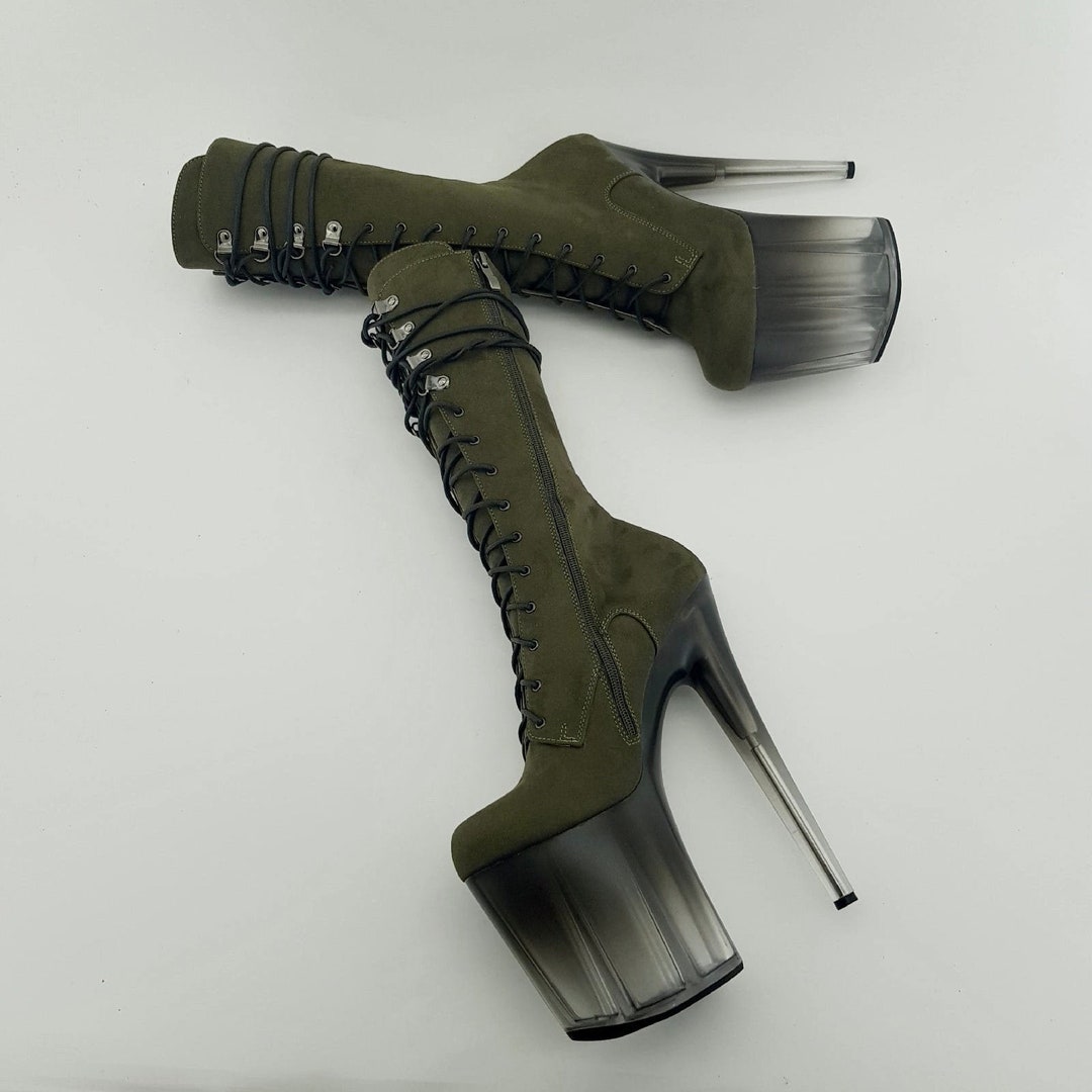 Pole Boots Ankle Boots Mid-calf Boots Vegan Boots Pole Wear Pole Dancer ...