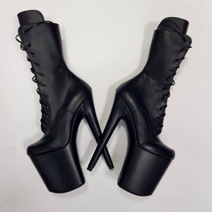 Pole Boots Black Leather Boots Pole Dancing Boots Exotic Dancer Boots Custom Made Boots Custom Fit Boots Stripper Boots Etsy UK