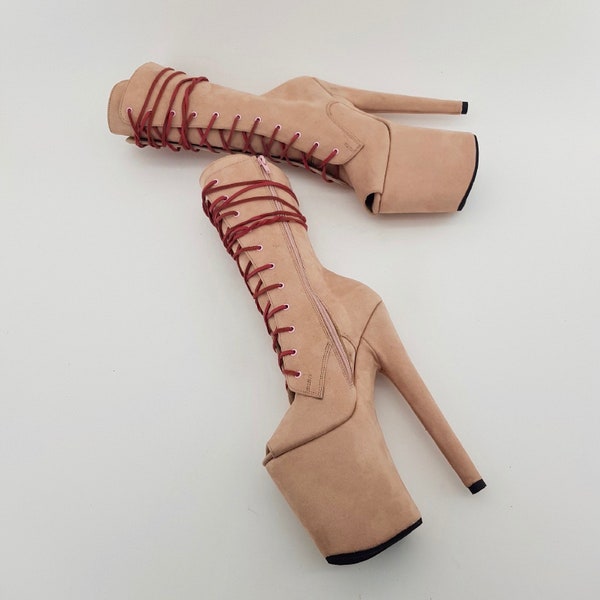 8 Inch Pole Dance Boots - Etsy