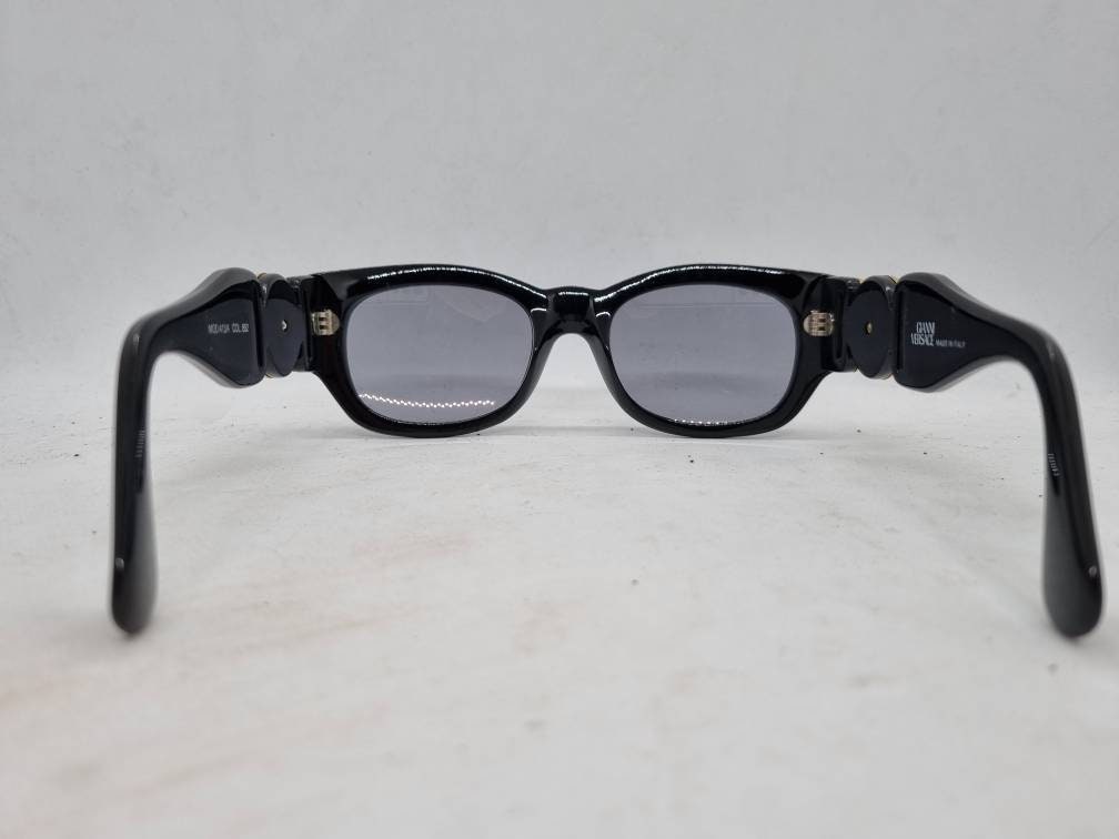 Vintage GIANNI VERSACE Mod. 413/A Col. 852 Sunglasses Black Vintage GIANNI VERSACE Mod. 413/A Col. 852 Sunglasses Black