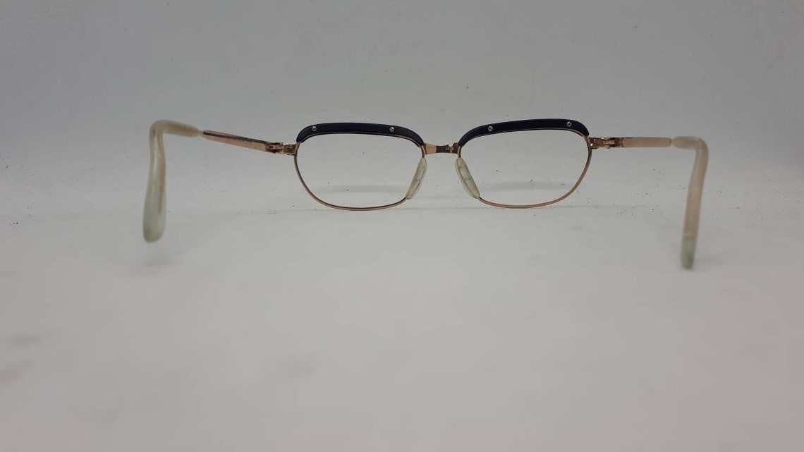 Vintage MARWITZ OPTIMA glasses 14kt gold frame permut 60s Made in West ...