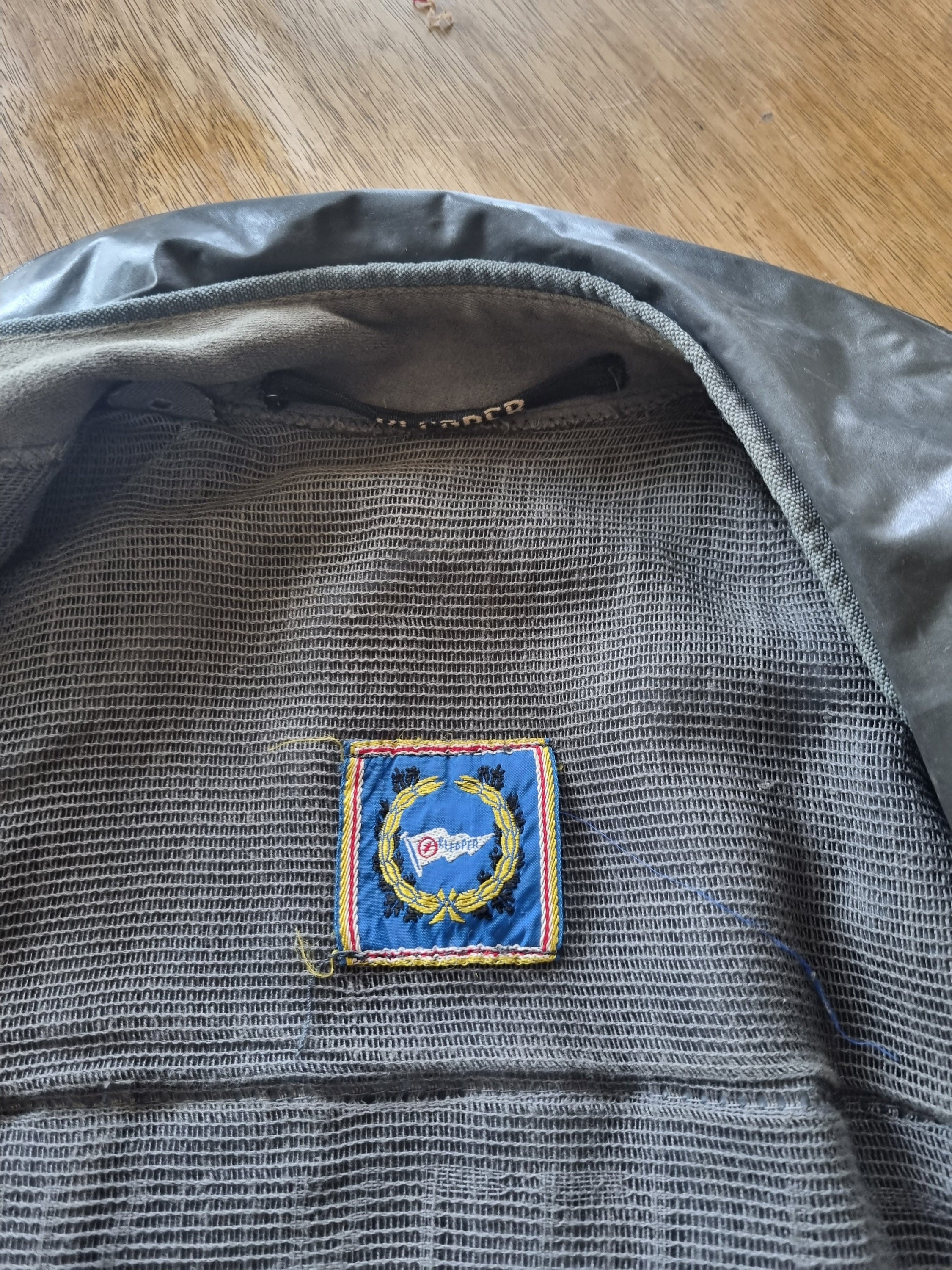 Vintage KLEPPER RAINCOAT Regenmantel rubber size L 60s Gummimantel ...