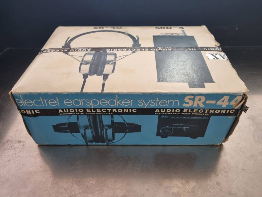 Vintage STAX Sr-40 Srd-40 Electret Earspeaker System Sr-44 1980s ...