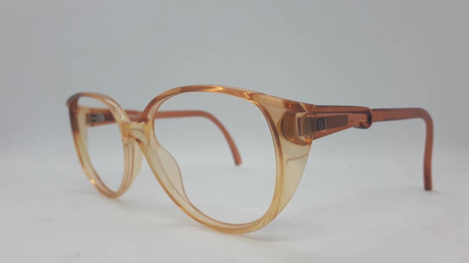 Vintage TERRY BROGAN 86555 Eyewear Glasses Honey Brown 80s - Etsy