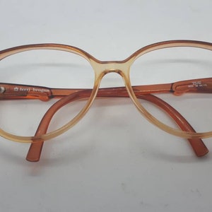 Vintage TERRY BROGAN 86555 Eyewear Glasses Honey Brown 80s - Etsy