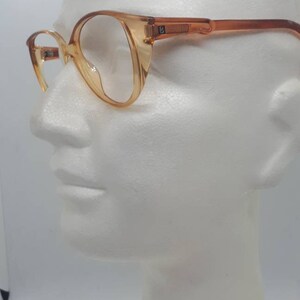 Vintage TERRY BROGAN 86555 Eyewear Glasses Honey Brown 80s - Etsy