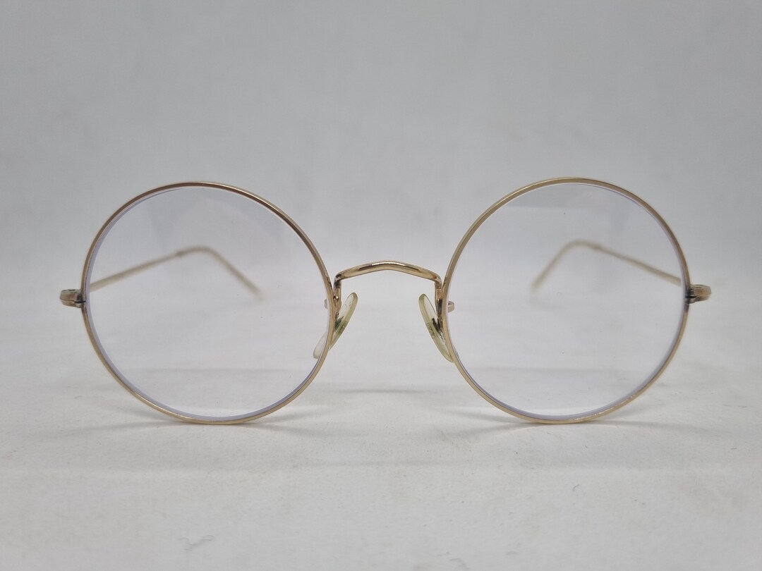 Vintage ALGHA SAVILE ROW 20kt Glasses Panton Gold Filled 1960s Dummy ...
