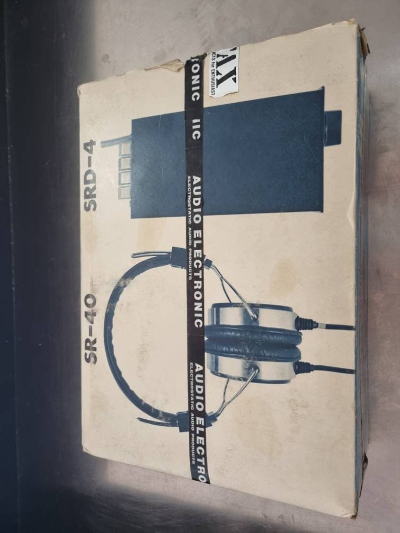 Vintage STAX Sr-40 Srd-40 Electret Earspeaker System Sr-44 1980s ...