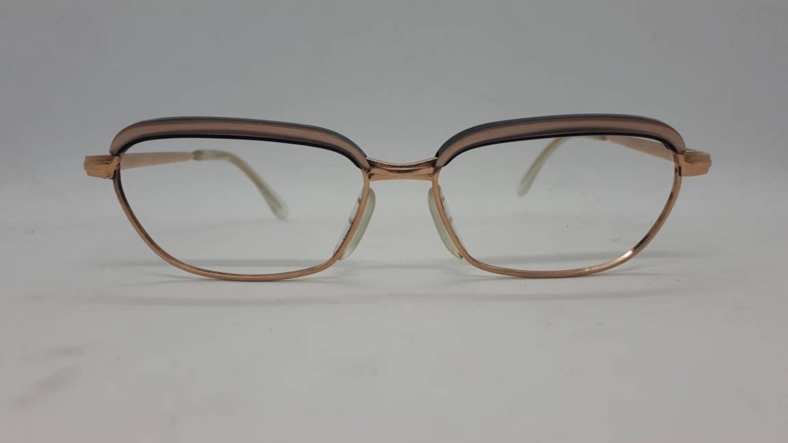 Vintage MARWITZ OPTIMA glasses 14kt gold frame permut 60s Made in West ...