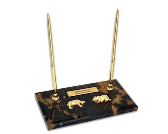 Executive pen holder | Etsy