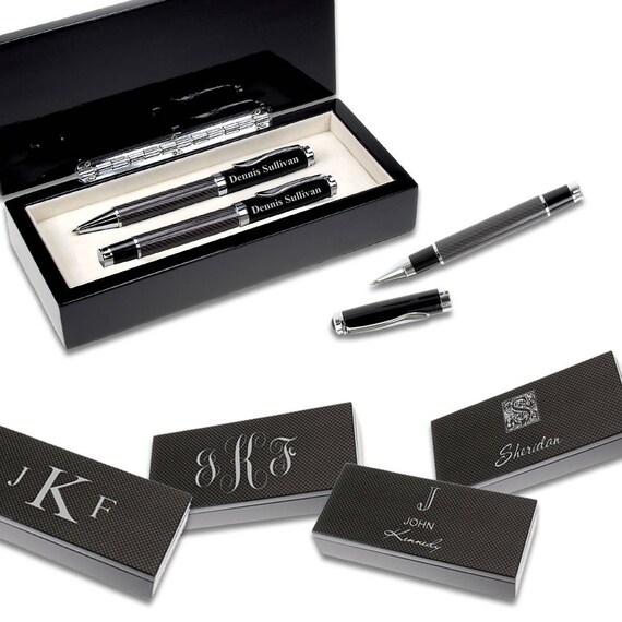 Personalized Pens in Luxury Monogram Case Monogrammed Pen | Etsy