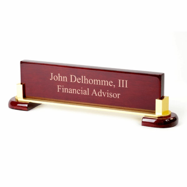 Brass Name Plate - Etsy
