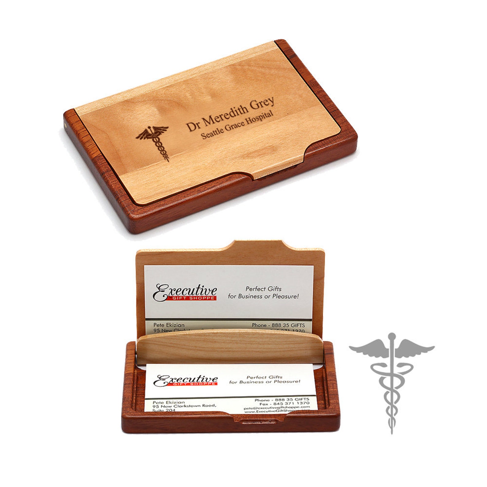 Personalized Business Card Holder for Doctors Custom - Etsy