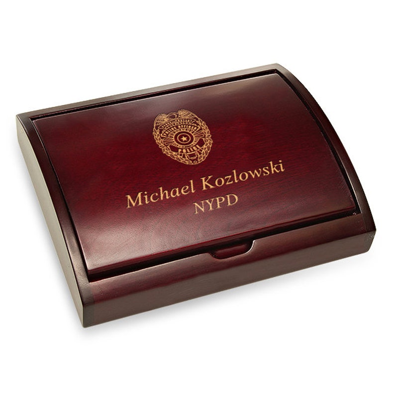 Police Badge Pen & Pencil Gift Set - Etsy