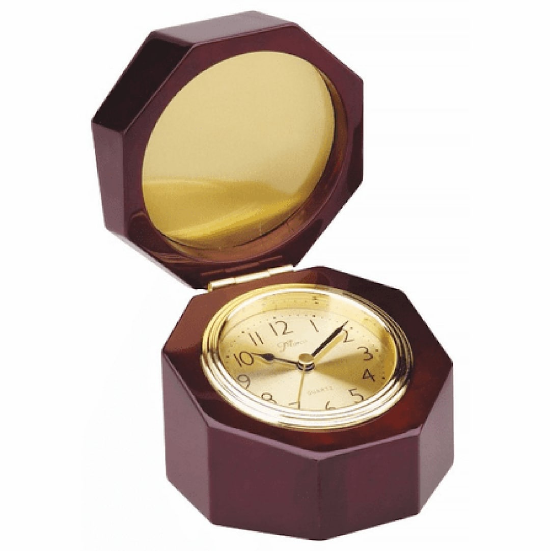 Personalized Octagon Style Chest Clock With Gold Dial - Etsy