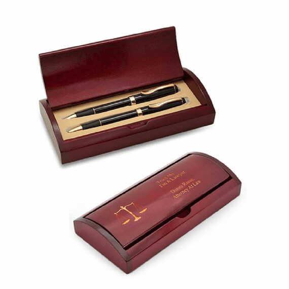 Scales of Justice Lawyer's Pen & Pencil Set - Etsy