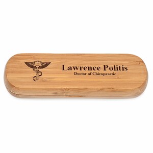 Chiropractor Theme Bamboo Pen and Box Set - Etsy
