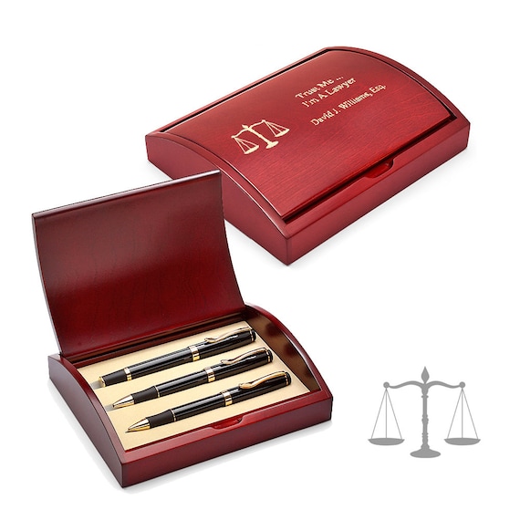 Personalized Pen & Pencil Set for Lawyers Engraved Pen Set | Etsy