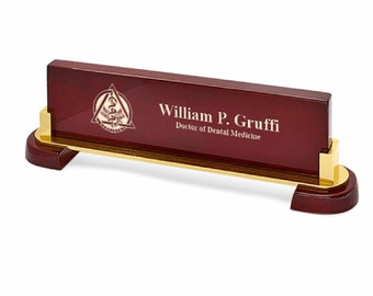 Personalized Desktop Name Plate for Lawyers & Judges | Etsy