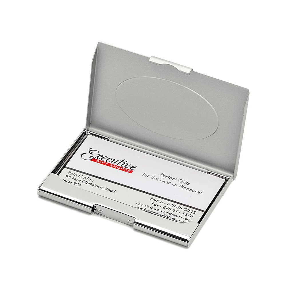 Laser Engraved Two Tone Business Card Holder Custom - Etsy