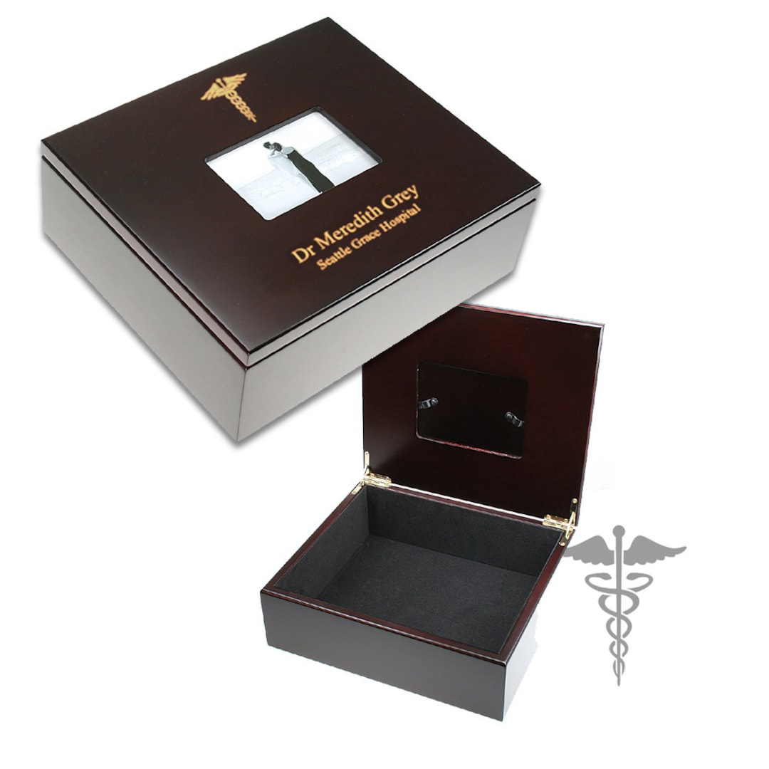 Doctor's Photo Frame Keepsake Box With Custom Personalization ...