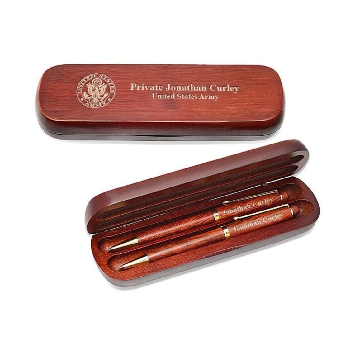 Personalized US Army Wood Pen Set Custom Engraved US Army | Etsy