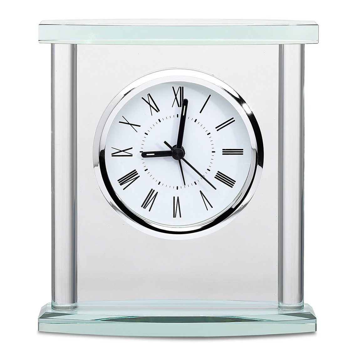 Personalized Class Table Clock With Silver Finish Accents - Customized ...