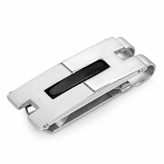 Enigma Engraved Spring Loaded Money Clip | Etsy