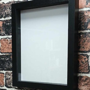 30 X Deep 3D Box Frame Black, 10 X 8, Choice of Mount, Keepsake Frame ...