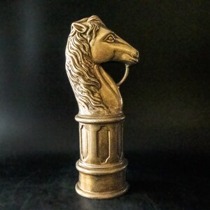 Vintage Large Brass Knight Chess Piece Hitch Post 17 Sculpture - Etsy