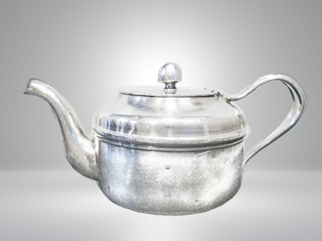 Large Silver Soldered US Navy Teapot WWII Officer's Mess USN - Etsy