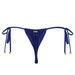 Dark Navy Blue Thong Bikini Bottom - Etsy