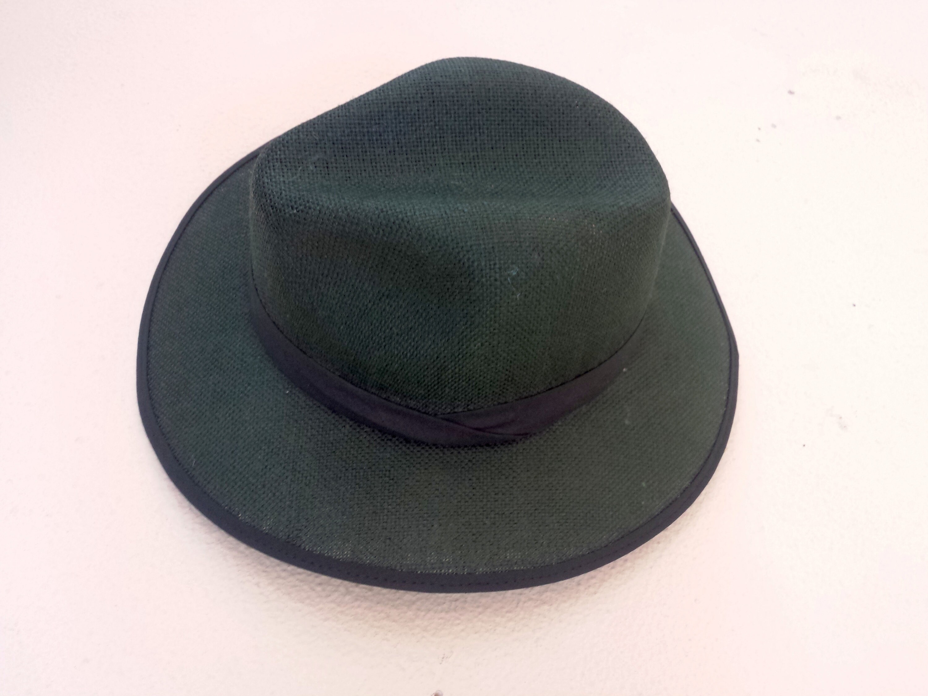 Straw Hatsdark Green Hatsummer Hatsfedora Hatsstraw - Etsy