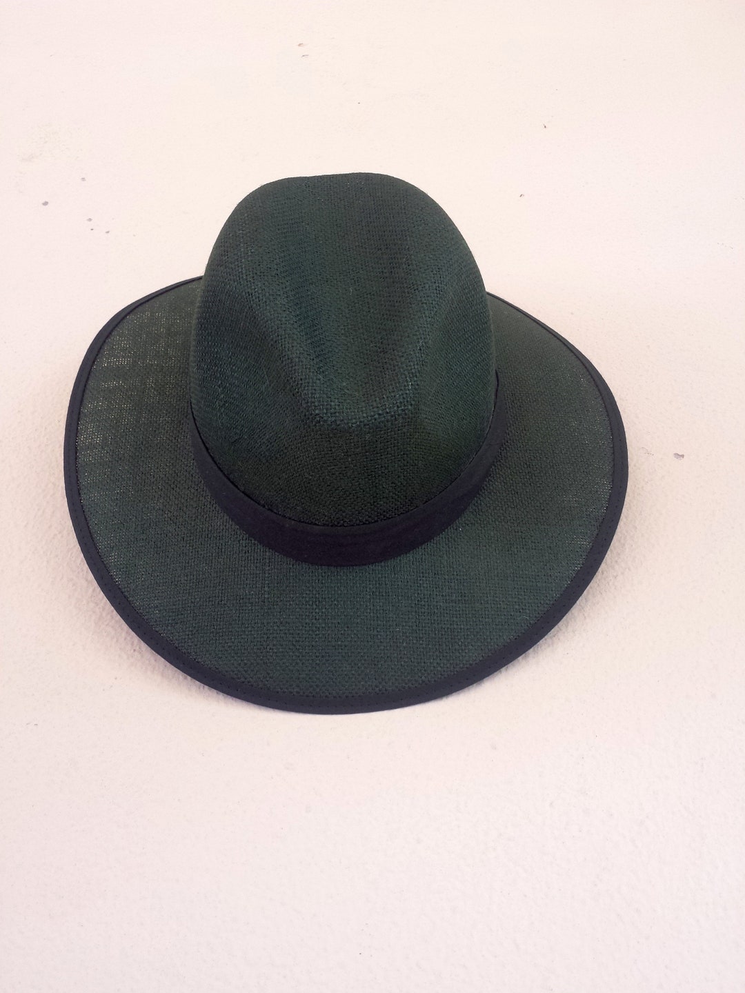 Straw Hats,dark Green Hat,summer Hats,fedora Hats,straw Fedora,men's ...