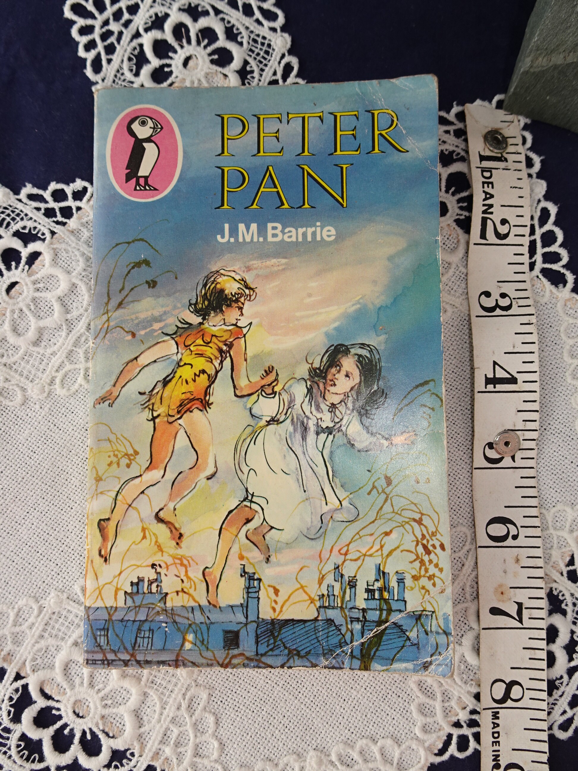 Peter Pan J.M. Barrie Vintage Puffin Book 1974 - Etsy