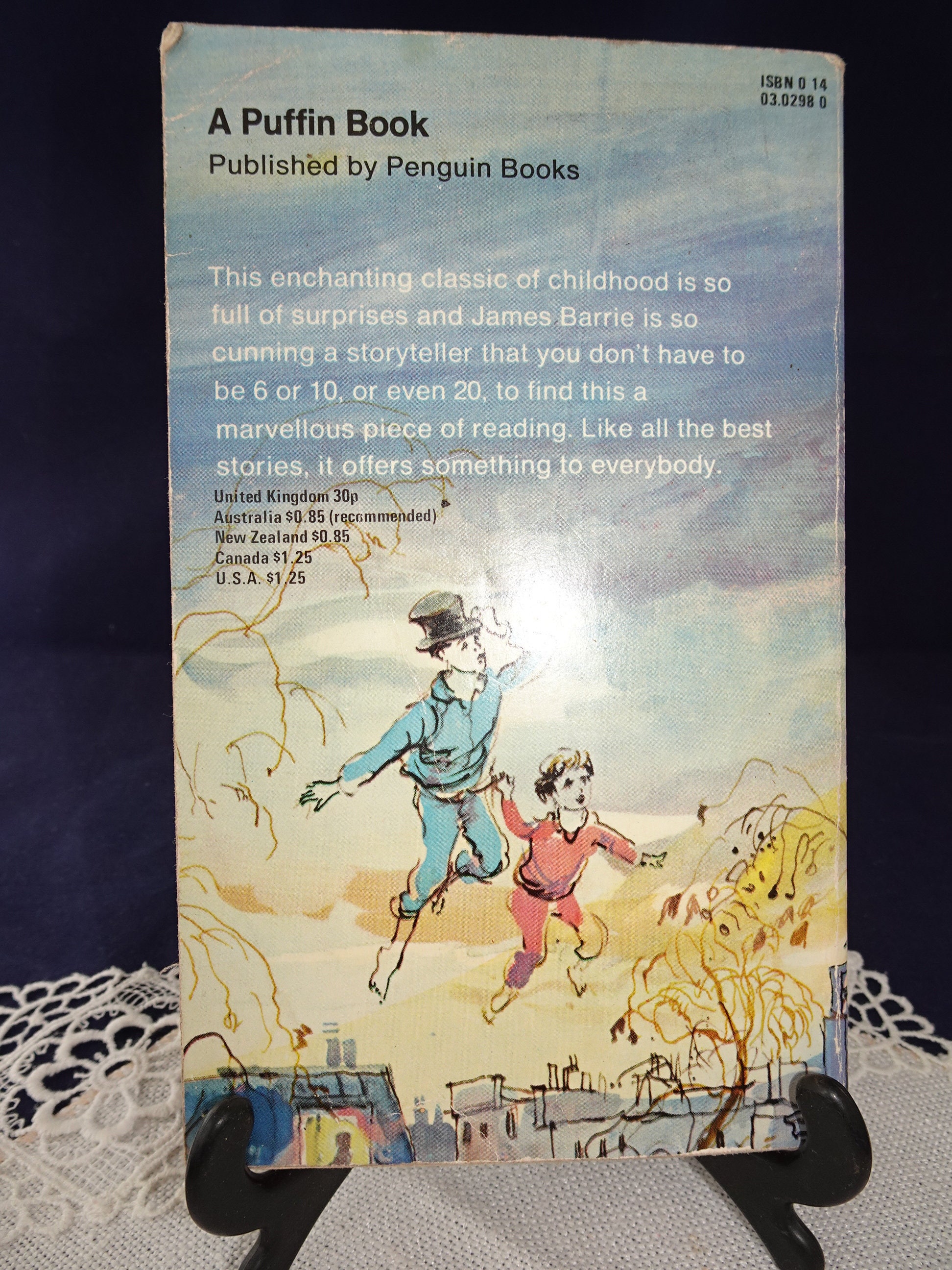 Peter Pan J.M. Barrie Vintage Puffin Book 1974 - Etsy