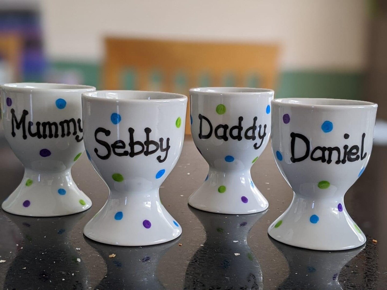 Personalised Egg Cups, Easter Egg Cup for Kids Grandparents Mummy Daddy - Etsy UK