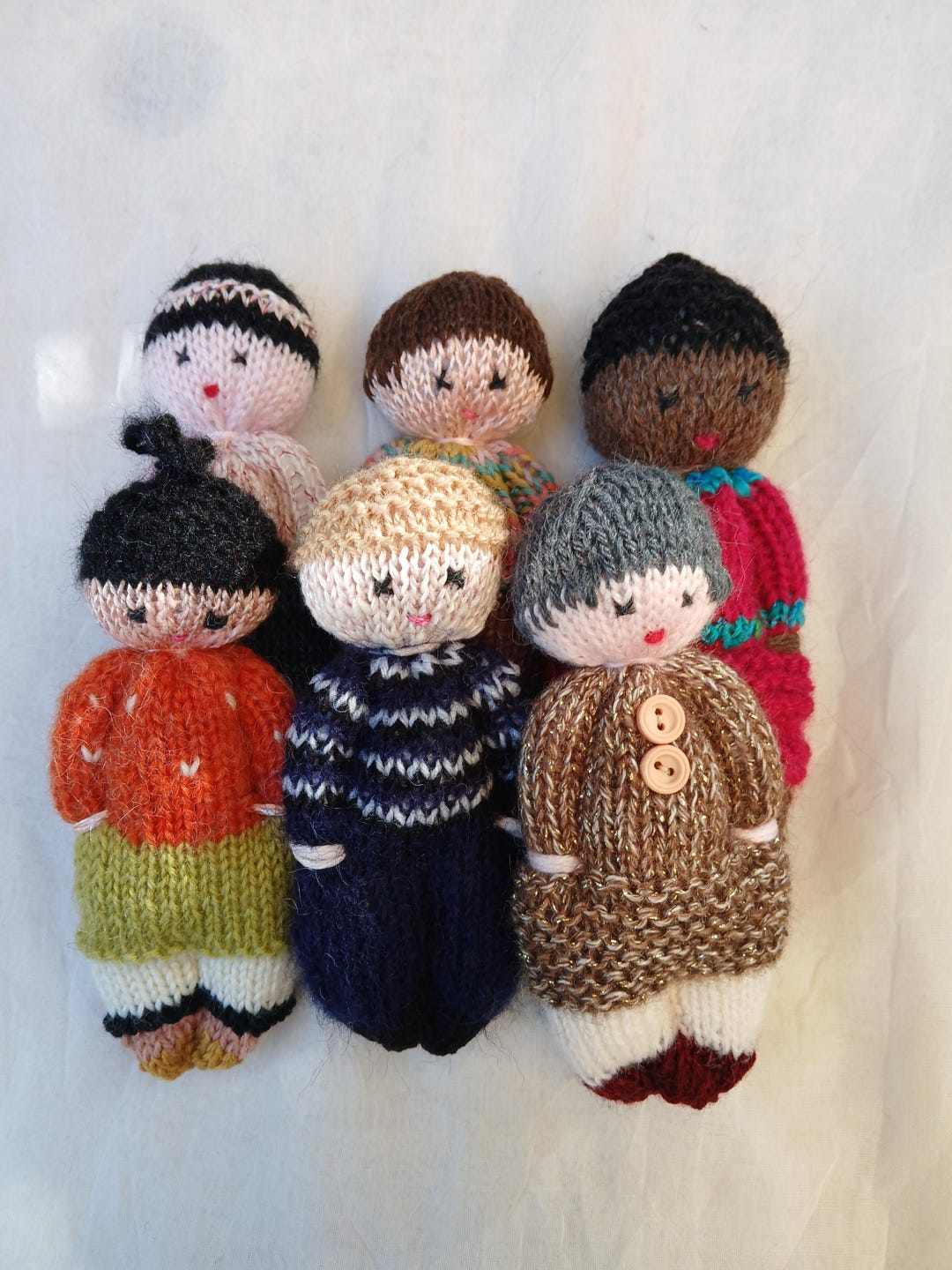 SMALL TRADITIONAL DOLLS in Wool Free Shipping - Etsy