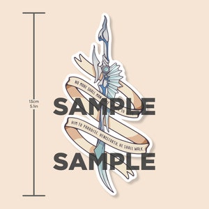 FFXIV Venat/hydaelyn Quote - Glossy Sticker - Etsy