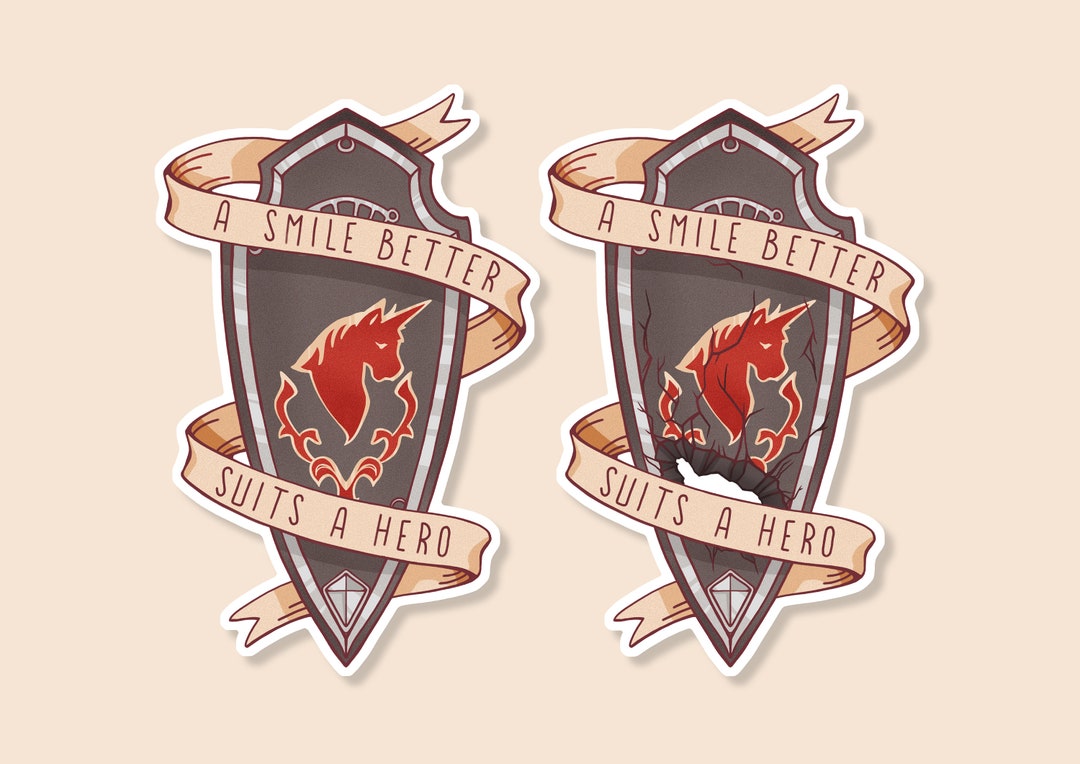 FFXIV Haurchefant Shield Sticker - Etsy