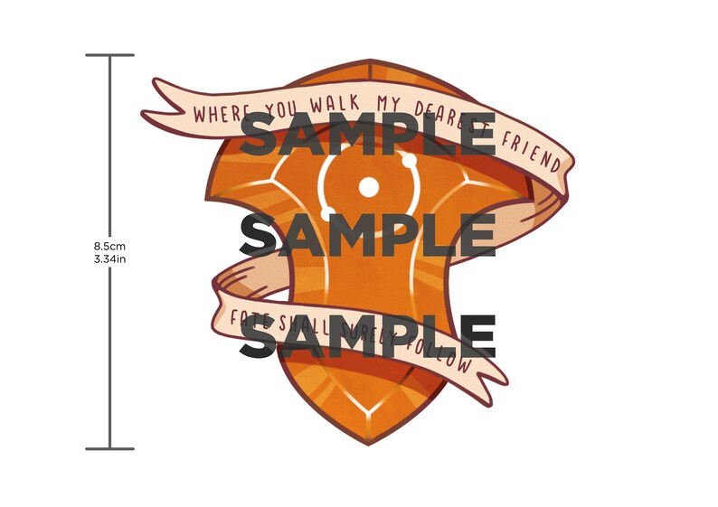 FFXIV Convocation Crystal Quote Stickers glossy 8.5cm - Etsy