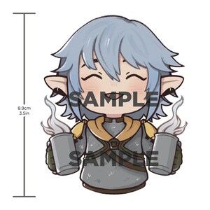 FFXIV Haurchefant Hot Cocoa Sticker - Etsy