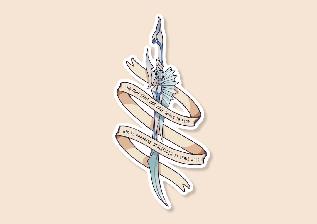 FFXIV Venat/hydaelyn Quote - Glossy Sticker - Etsy