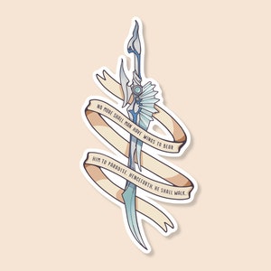 FFXIV Venat/hydaelyn Quote - Glossy Sticker - Etsy