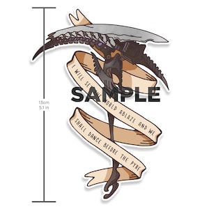 FFXIV Zeno's Scythe Sticker [glossy - 13 Cm] - Etsy