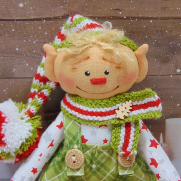 Christmas Elf Doll - Etsy